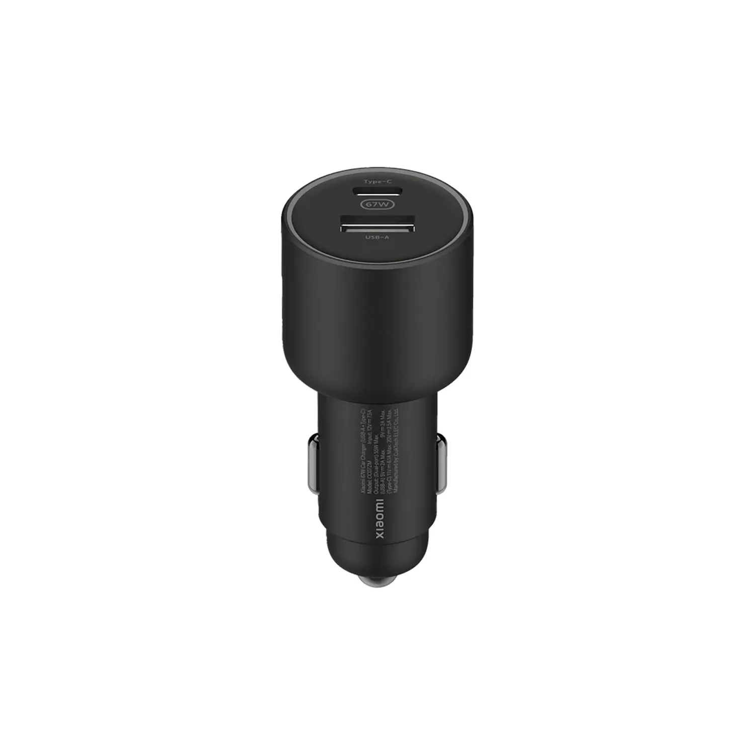 Încărcător auto Xiaomi Mi Car Charger 67W USB-A + Type-C Black EU BHR6814GL